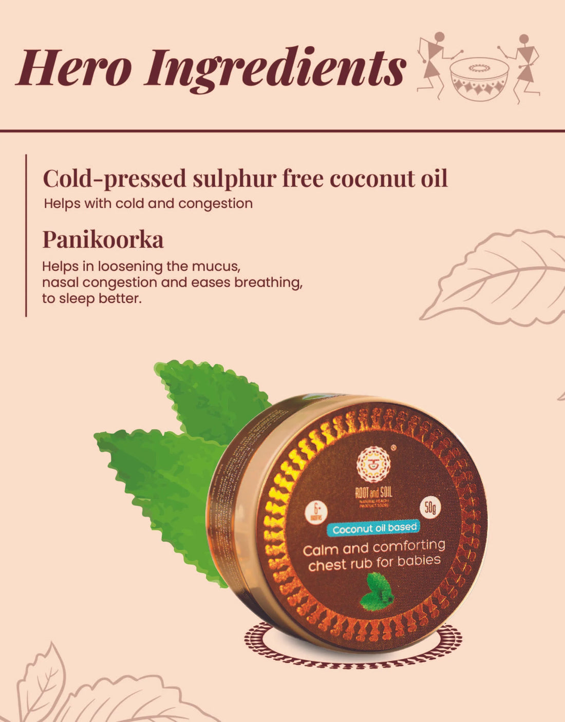 infants Cold and congestion relief chest rub for babies – ROOT and SOIL