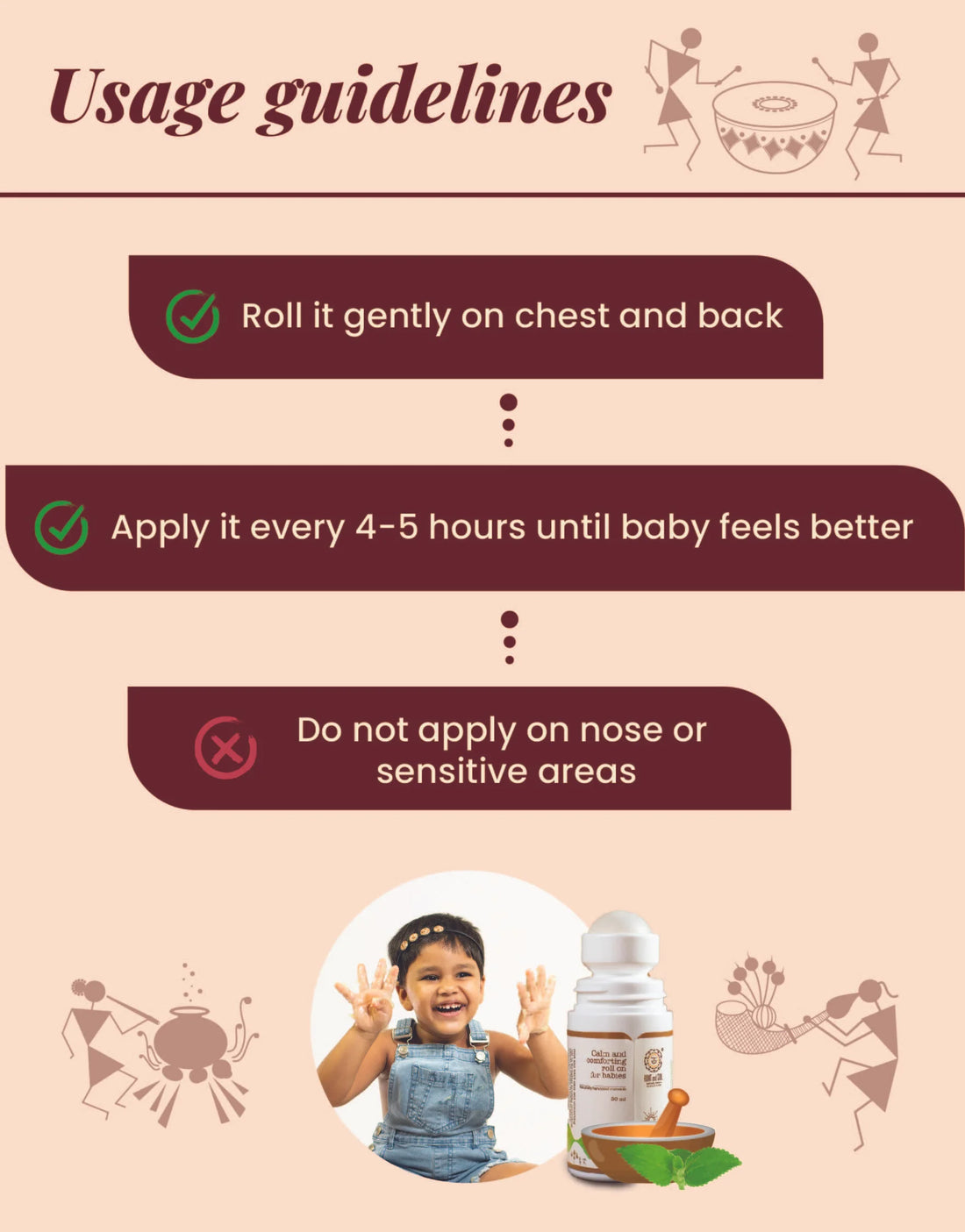 Cold and congestion relief roll-on for babies Panikoorka – ROOT and SOIL
